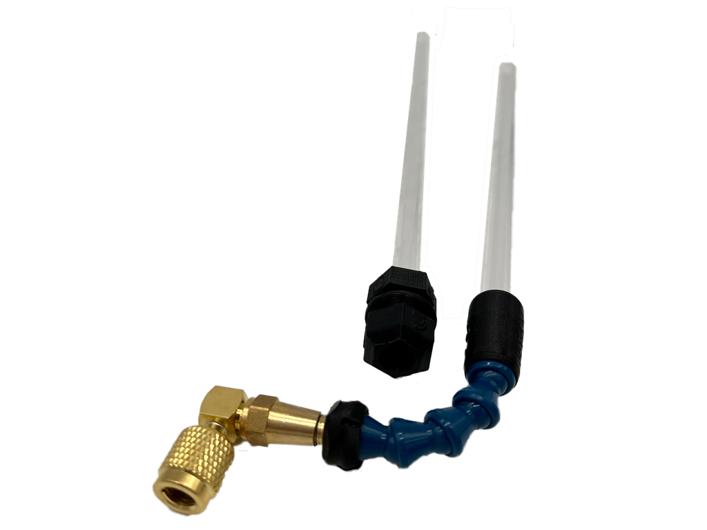 Articulating sight tube with 90° swivel and removable extension tube ...